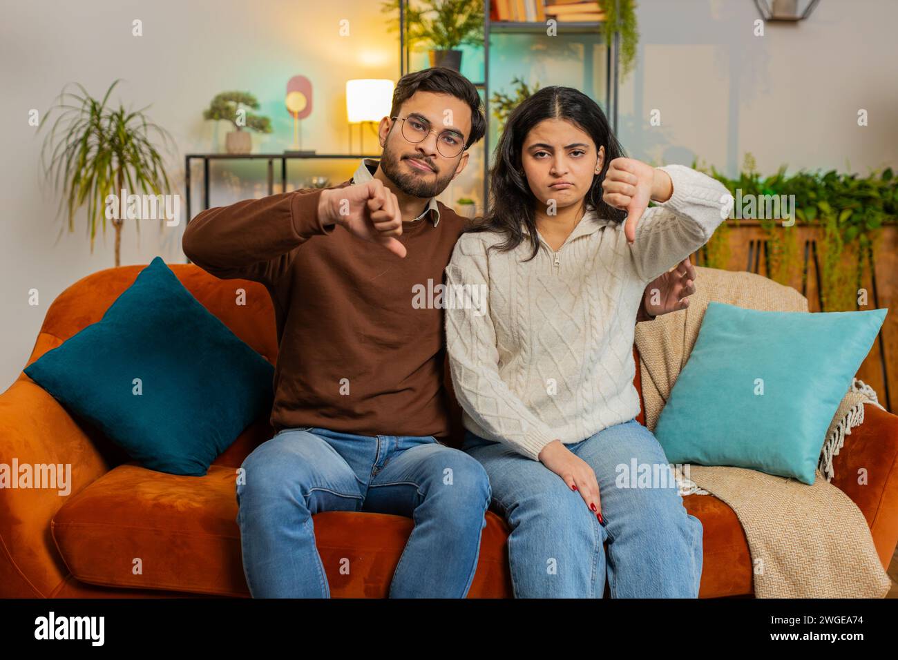 Couple woman man disapprove not child hi-res stock photography and ...