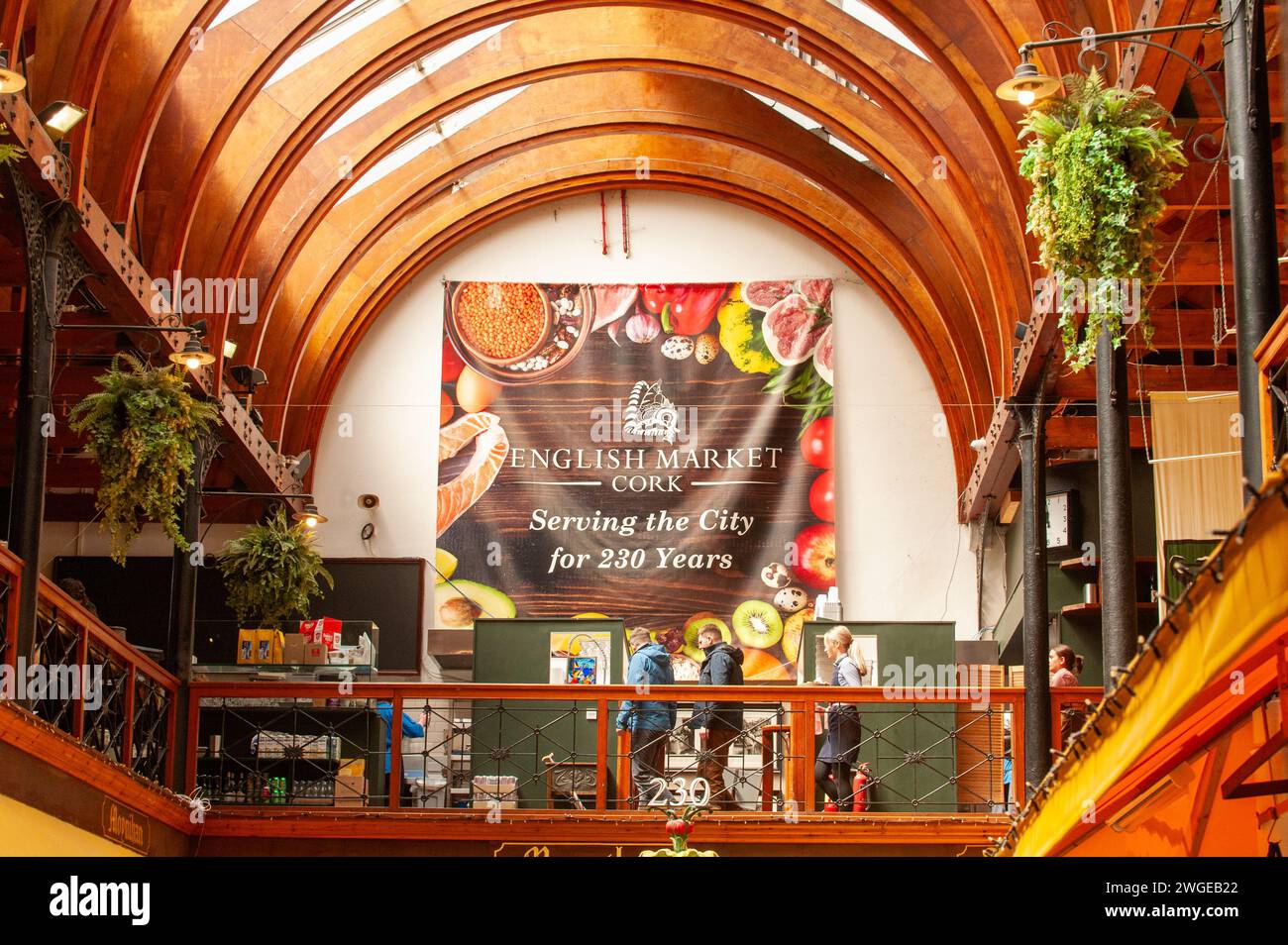 The English Market in Cork City centre. Or An Margadh Sasanach in Irish ...