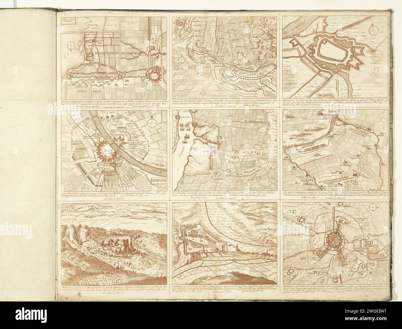 Schouwburg van den War (page IV), 1702-1703, 1709 - 1710 print Leaf ...