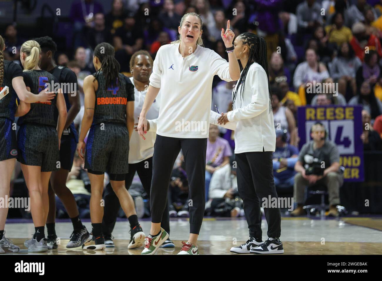 Baton Rouge, LA, USA. 04th Feb, 2024. Florida Head Coach Kelly Rae ...