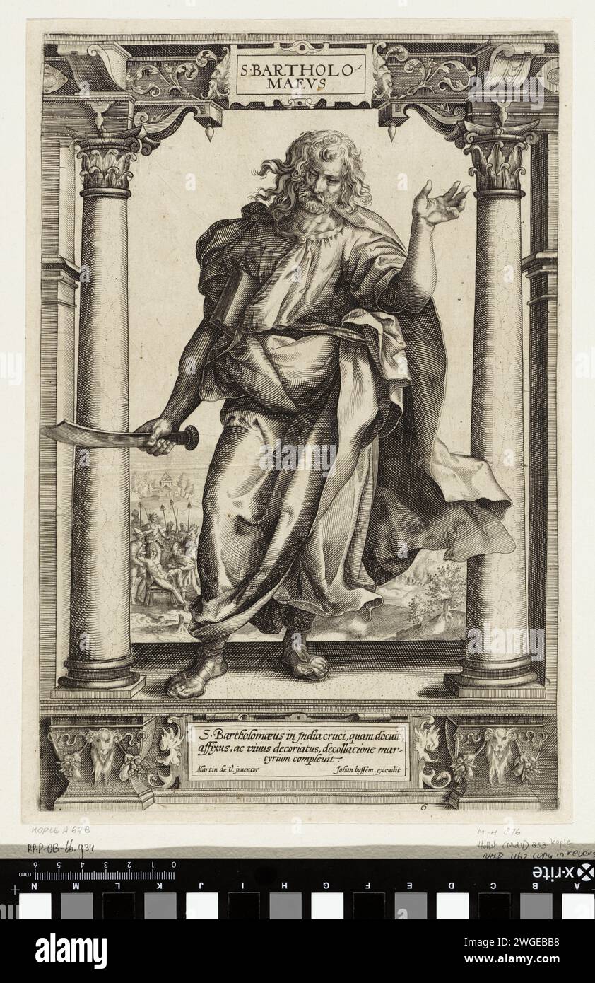 H. Bartolomeüs, Anonymous, After Hieronymus Wierix, After Jan Ditmaer, After Maerten de Vos ...