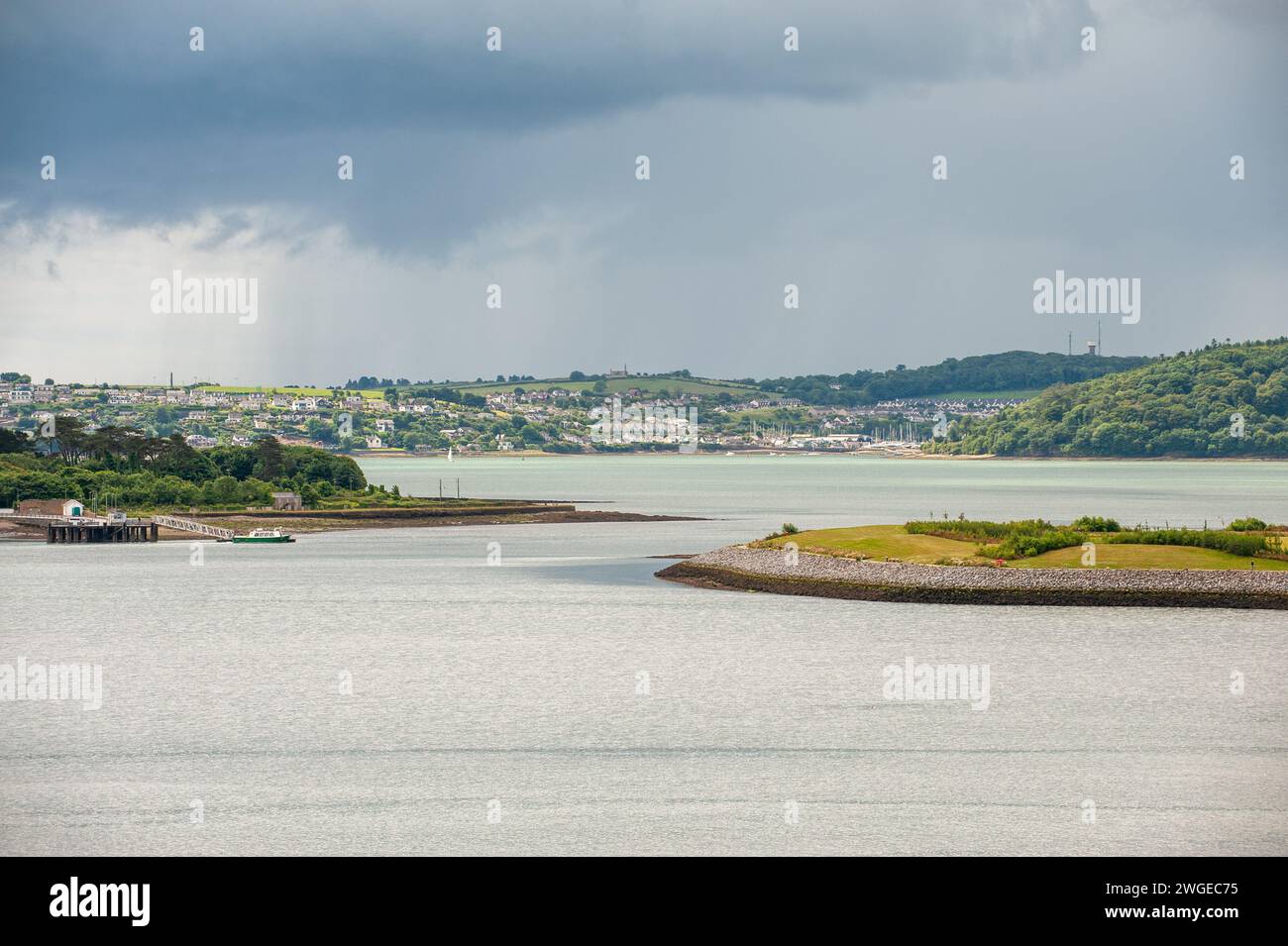 View of Spike Island from Cobh. Ireland Stock Photo - Alamy