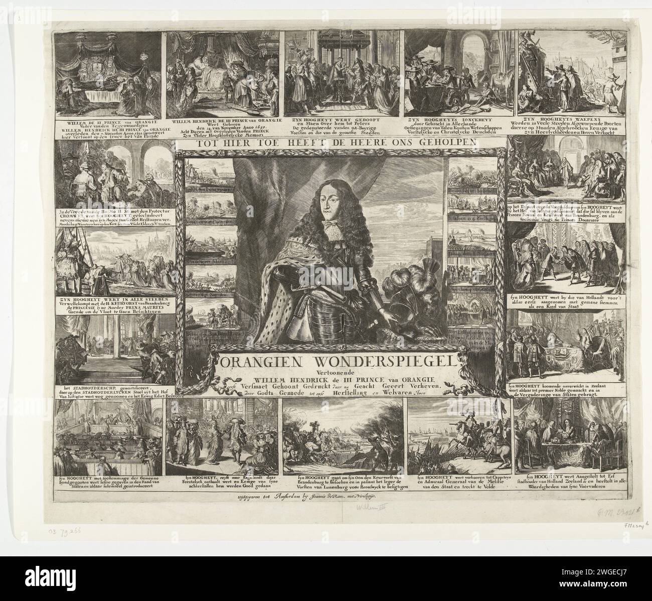 Life and deeds of Willem III, 1675, 1675 print Orange WonderSpiegel ...