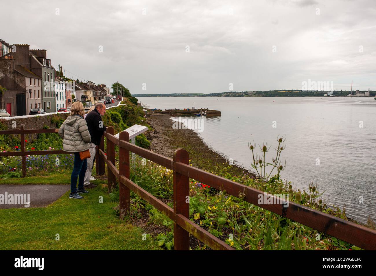 The front shore view of Cobh, Ireland Stock Photo - Alamy