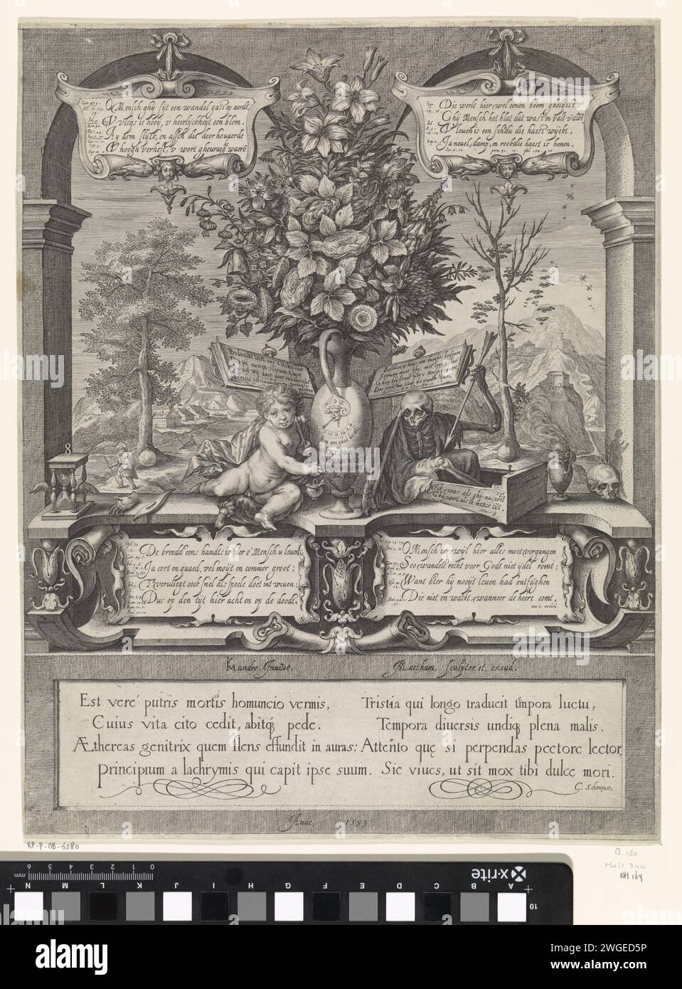 Allegory about the transience of the human life hi-res stock ...