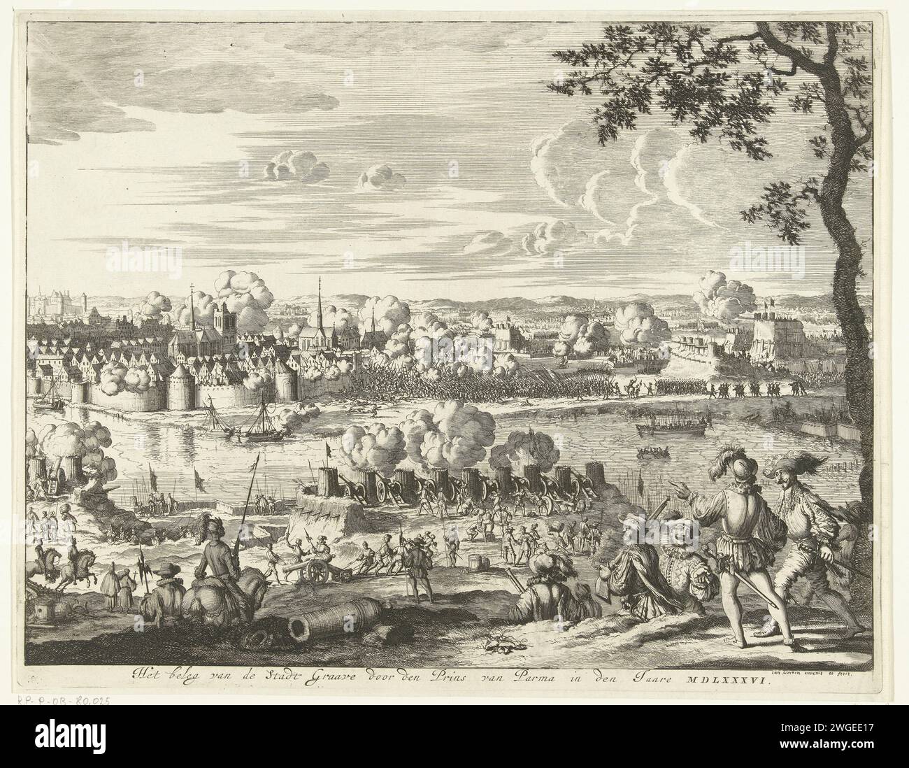 Siege and storming of Grave by the Duke of Parma, 1586, 1680 - 1681 ...