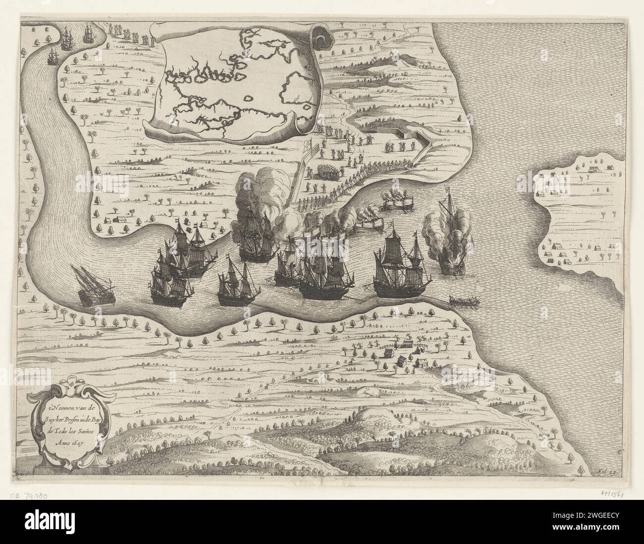 Portuguese sugar yields captured in the Bay de Tode Los Santos, 1627 ...