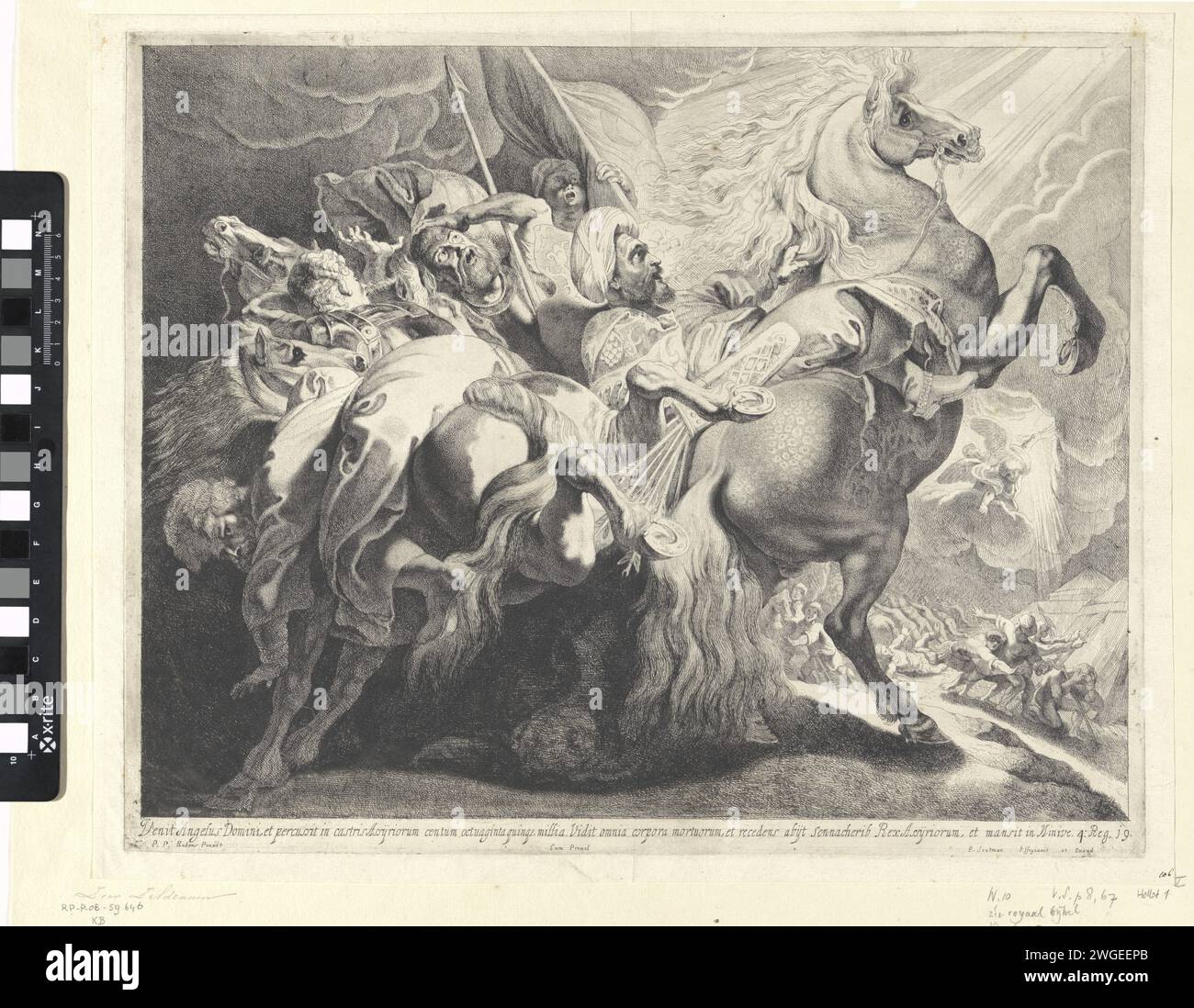 Sanherib, king of the Assyrians, Pieter Claesz. Soutman, after Peter ...