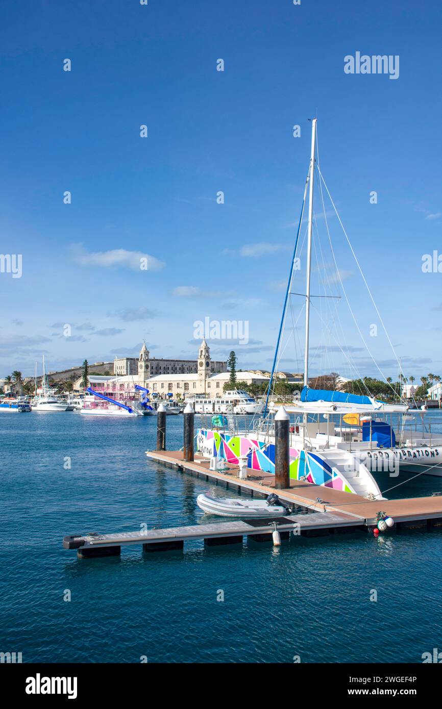 Historic Clocktower Shopping Mall Building from North Basin, Royal ...