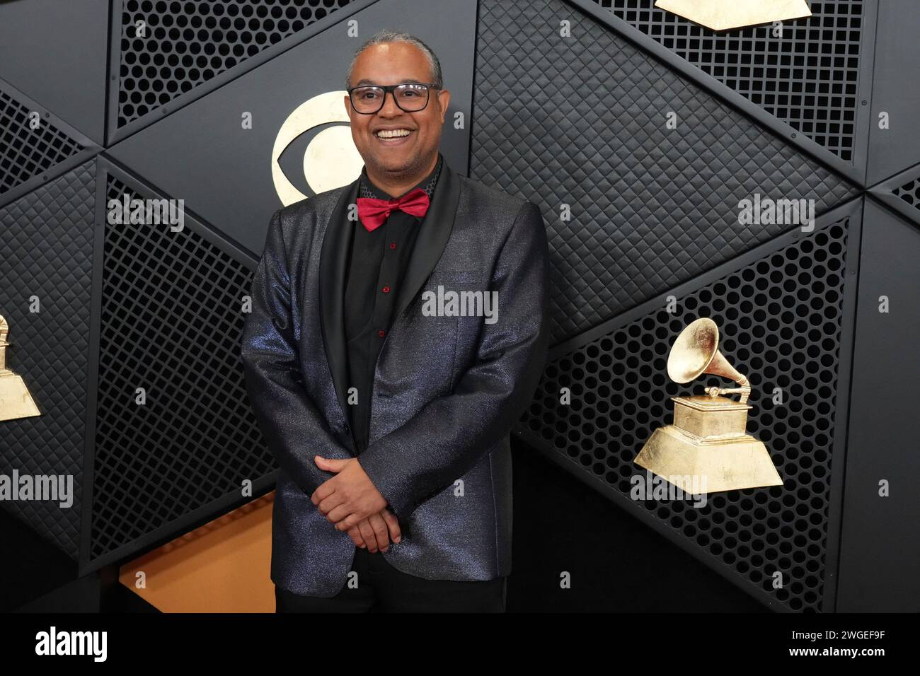 Ilmar Gavilan arrives at the 66th annual Grammy Awards on Sunday, Feb ...