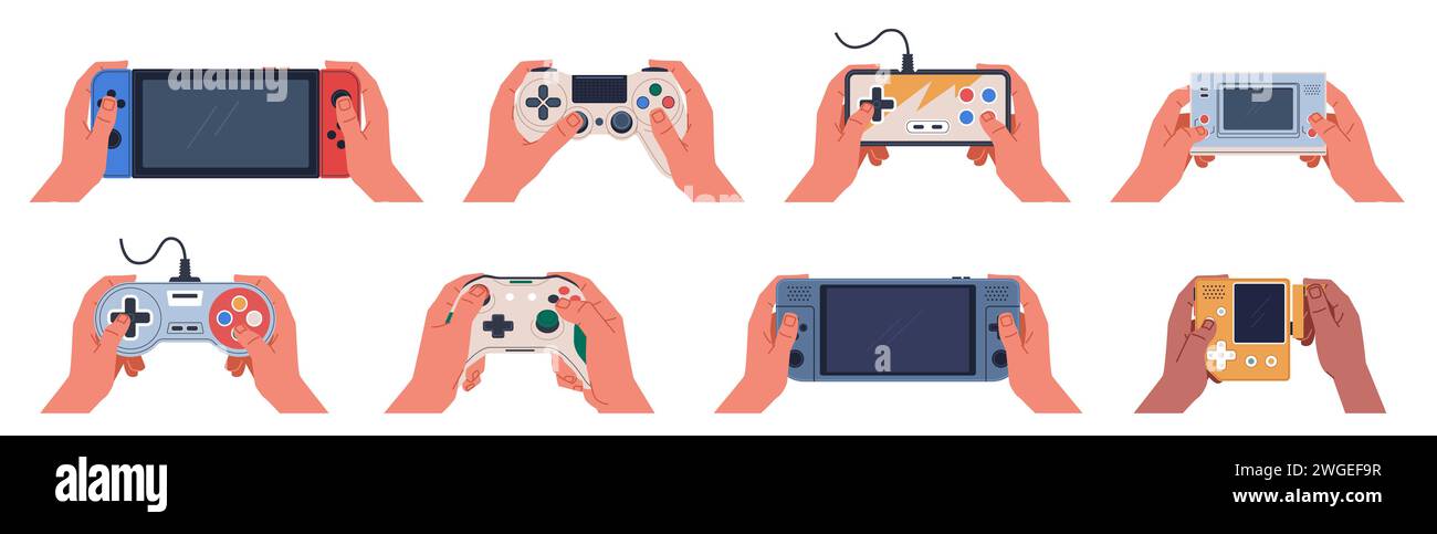 Hold controllers Stock Vector Images - Alamy