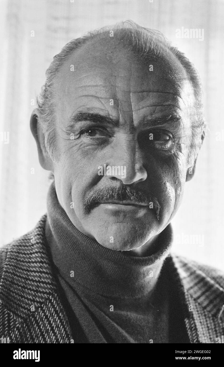 November 23, 1983. Amsterdam, Netherlands. Scottish Actor Sean Connery ...