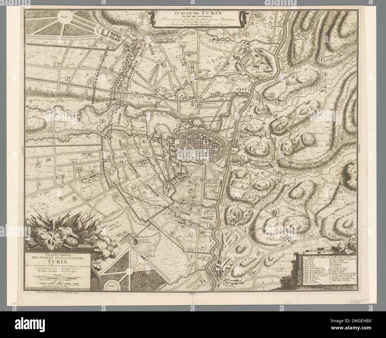 Map of turin hi-res stock photography and images - Alamy