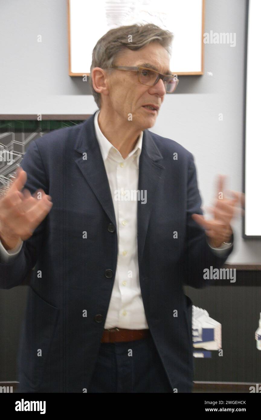 Berlin, Germany - February 4, 2024 - Architect Matthias Sauerbruch at ...