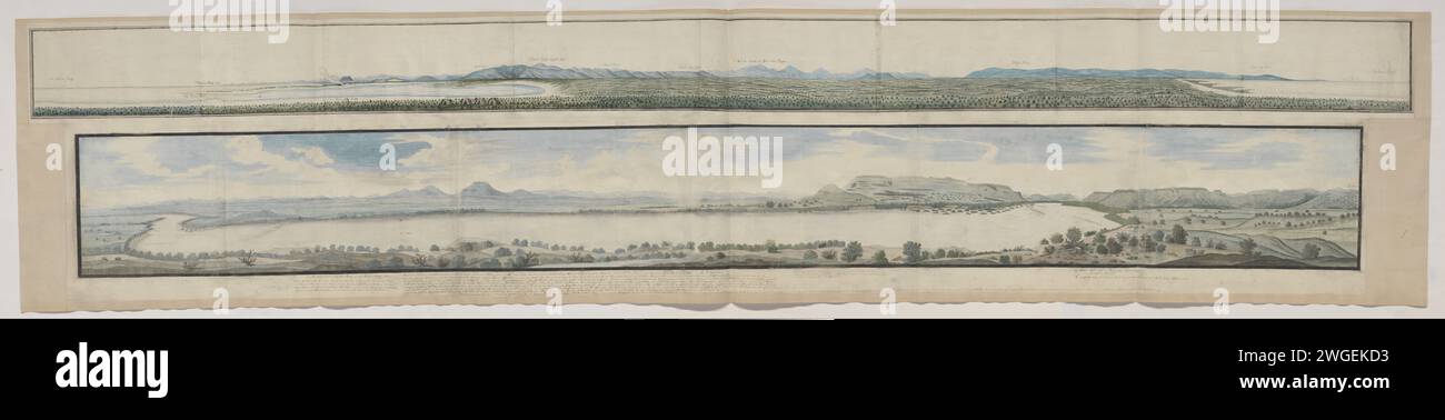 Panorama of St Helena Bay from the Berg River estuary, 1777 - 1786 ...