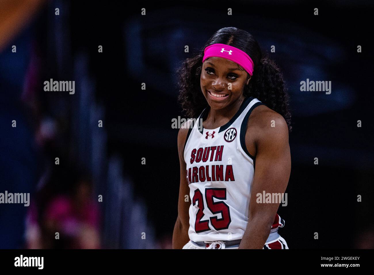 Columbia, SC, USA. 4th Feb, 2024. South Carolina Gamecocks guard Raven ...