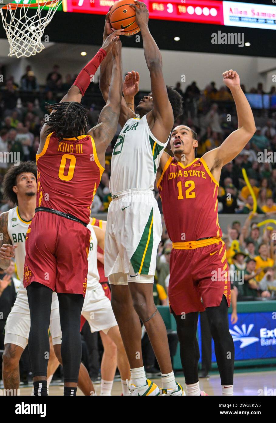 Waco, Texas, USA. 3rd Feb, 2024. Iowa State Cyclones forward Tre King ...