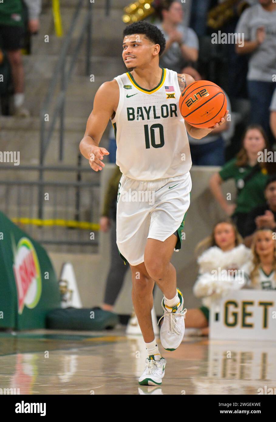 Waco, Texas, USA. 3rd Feb, 2024. Baylor Bears guard RayJ Dennis (10 ...
