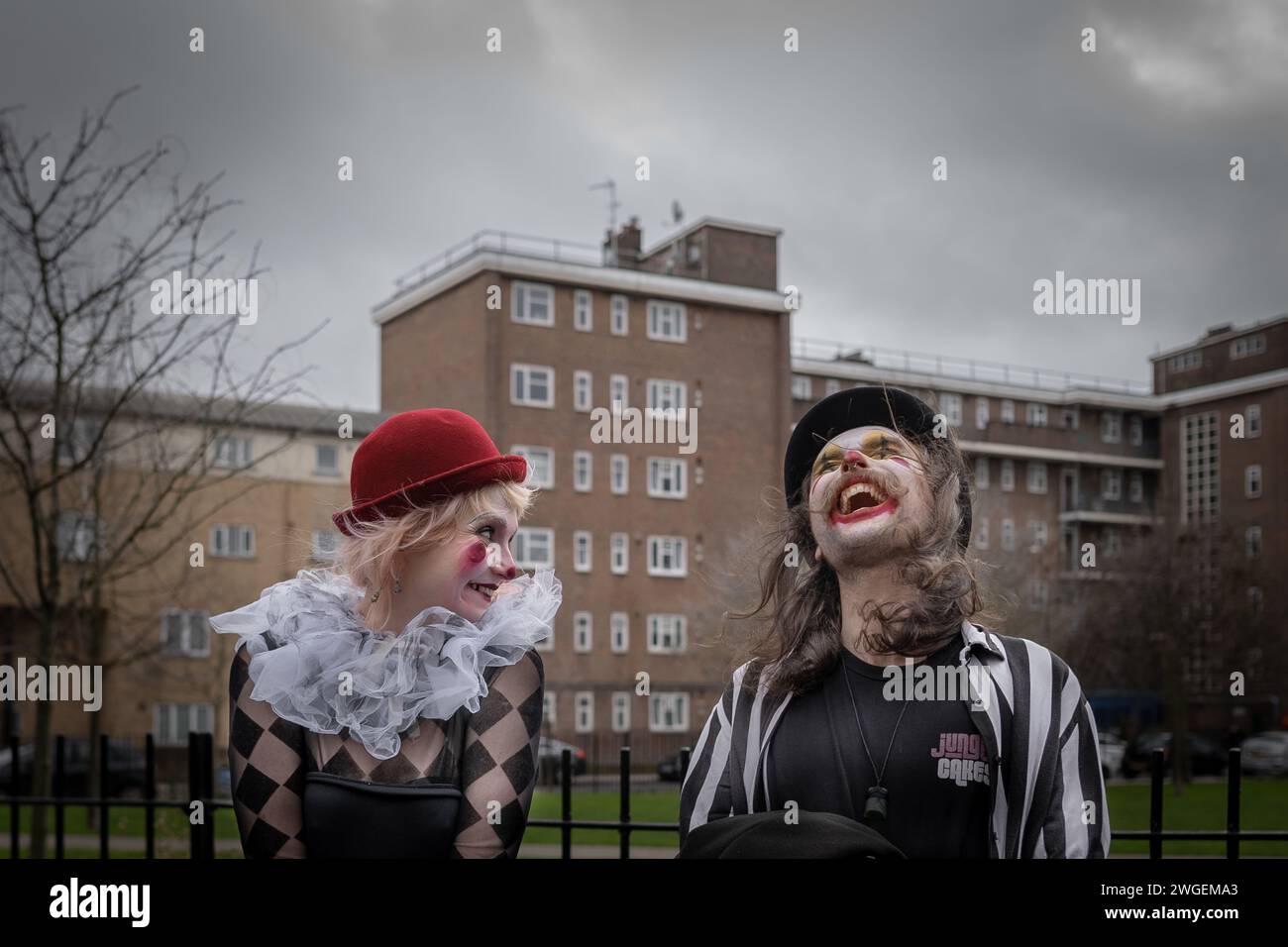 London, UK. 4th February 2024. Annual Joseph Grimaldi Clown Church ...