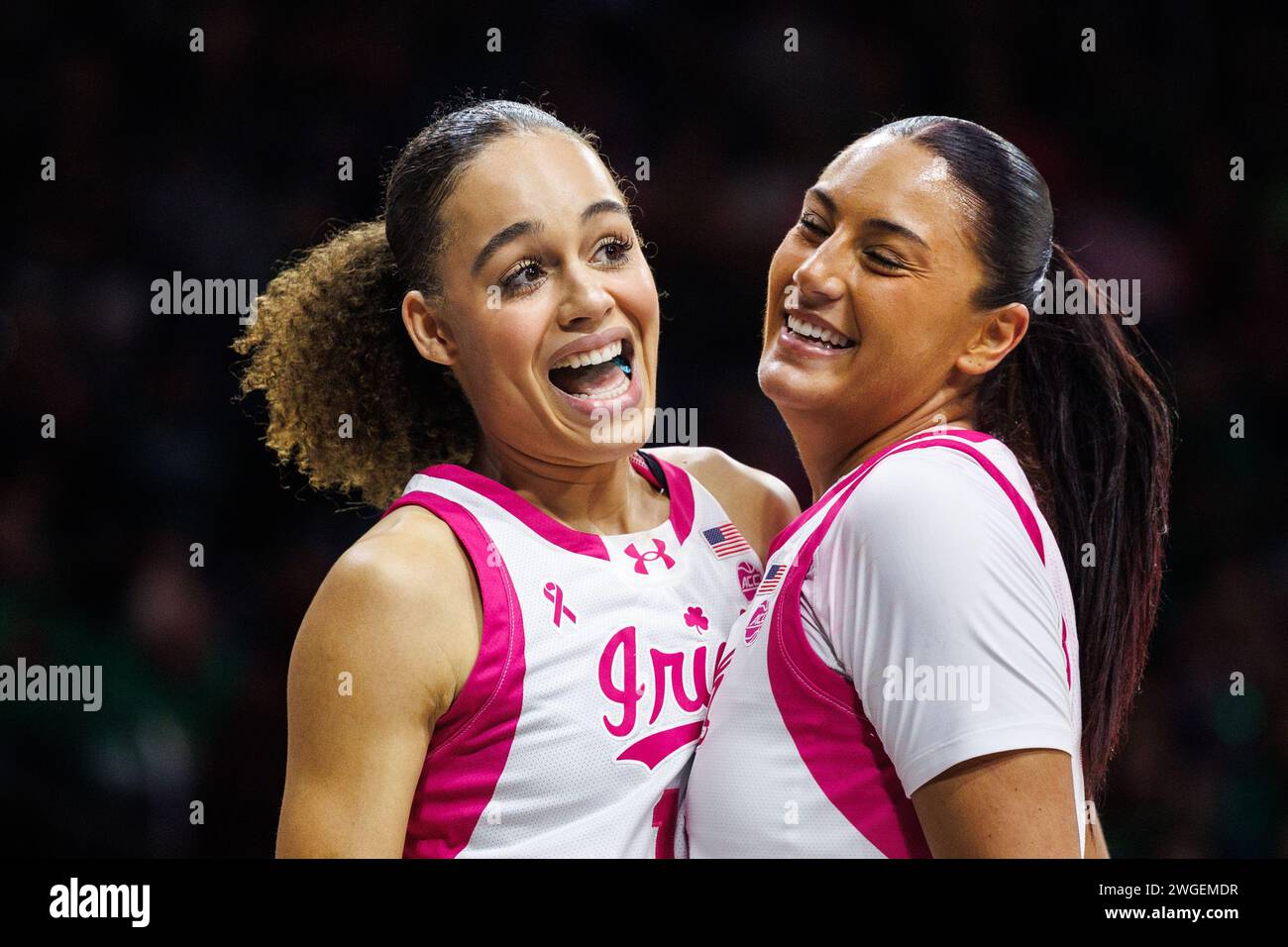 South Bend, Indiana, USA. 04th Feb, 2024. Notre Dame forward Natalija ...