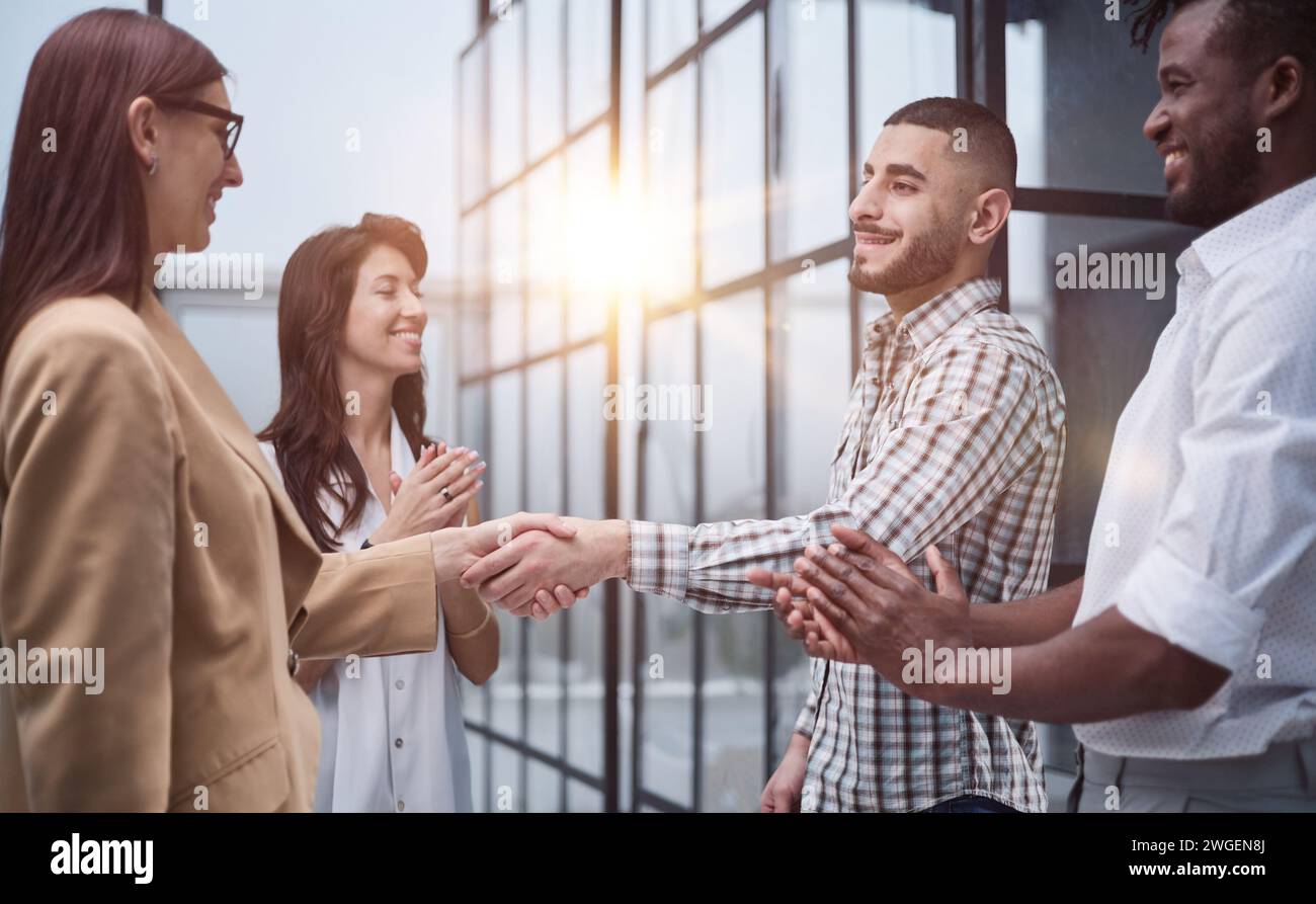 Business partners planning new startup hi-res stock photography and ...