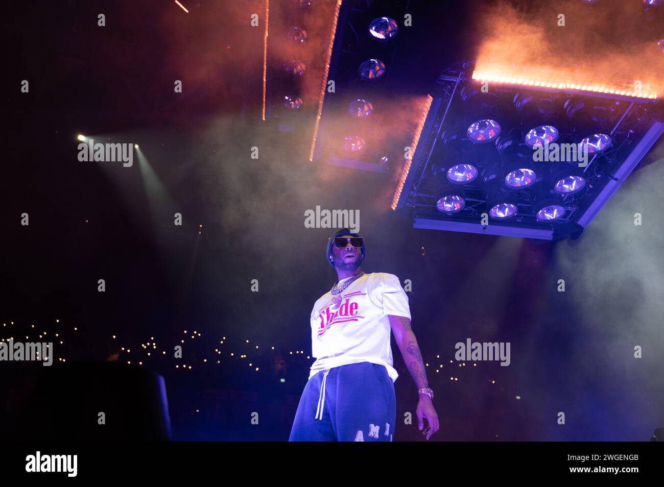 London, UK. 04th Feb, 2024. D-Block Europe performing at The O2, London ...