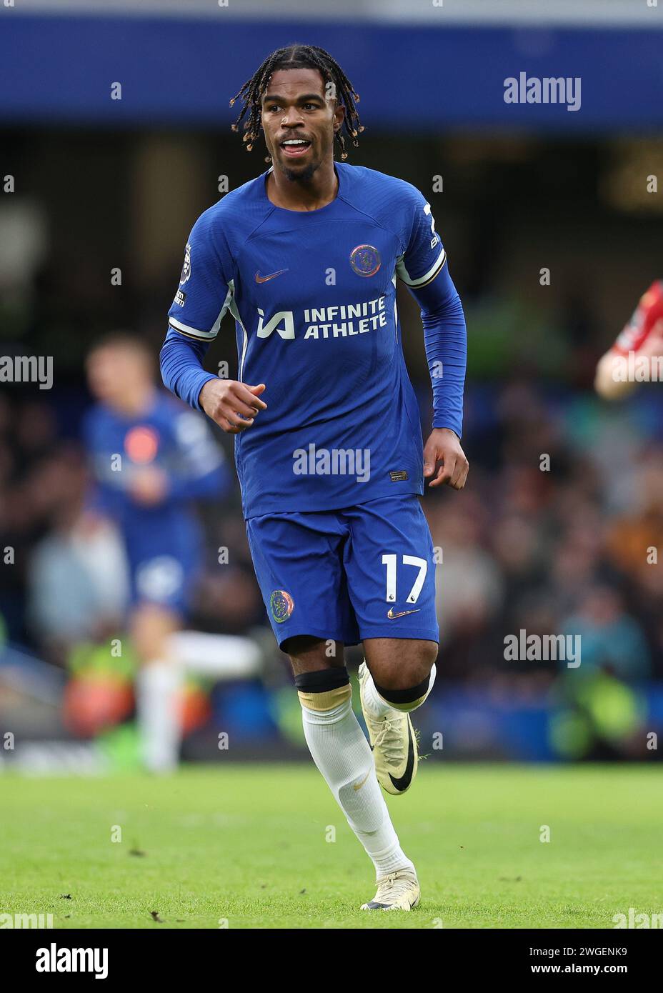 London, UK. 4th Feb, 2024. Carney Chukwuemeka of Chelsea during the ...