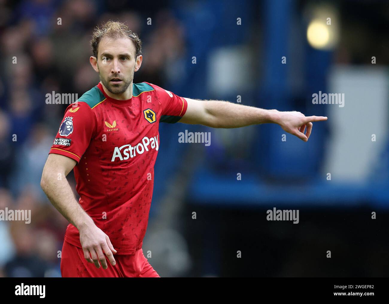 London, UK. 4th Feb, 2024. Craig Dawson of Wolverhampton Wanderers ...