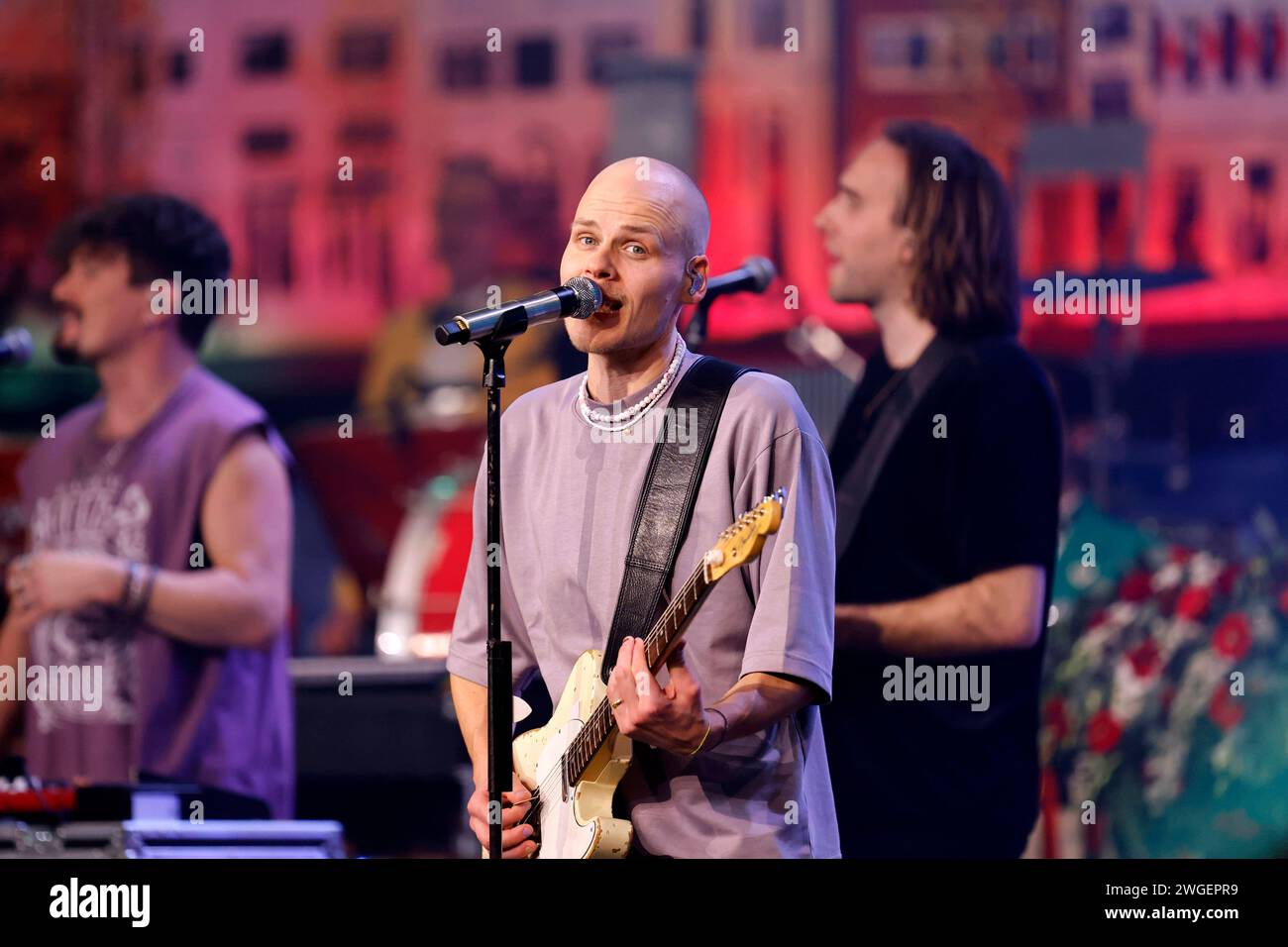 Sänger Oliver Niesen von der Band Cat Ballou bei der Aufzeichnung der 2 ...