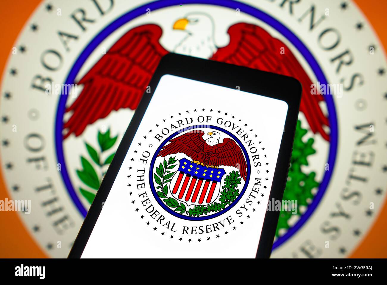 The federal reserve logo hi-res stock photography and images - Alamy