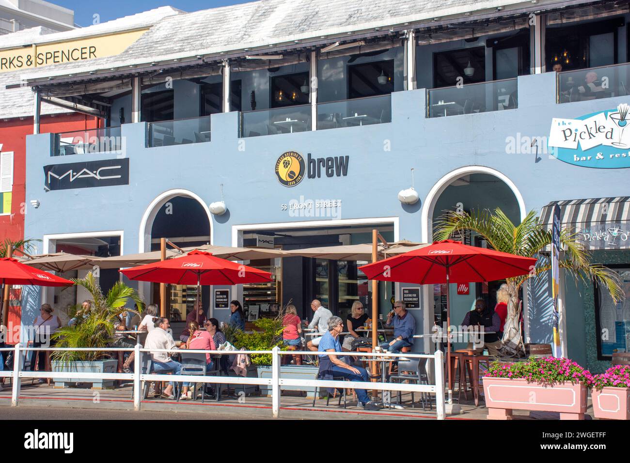 Brew coffee shop, Front Street, City of Hamilton, Pembroke Parish ...