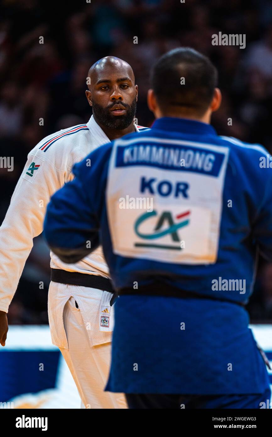 Teddy RINER (FRA) won the gold medal against Minjong KIM (KOR) in Men's ...