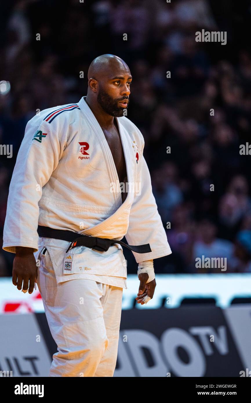 Teddy RINER (FRA) won the gold medal against Minjong KIM (KOR) in Men's ...