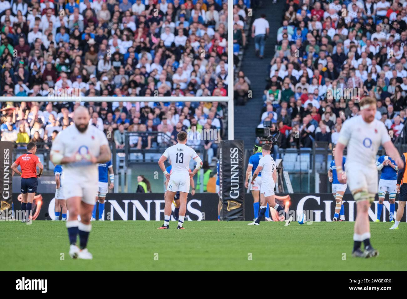 Henry Slade of England seen in action during the Guinness Men's Six ...