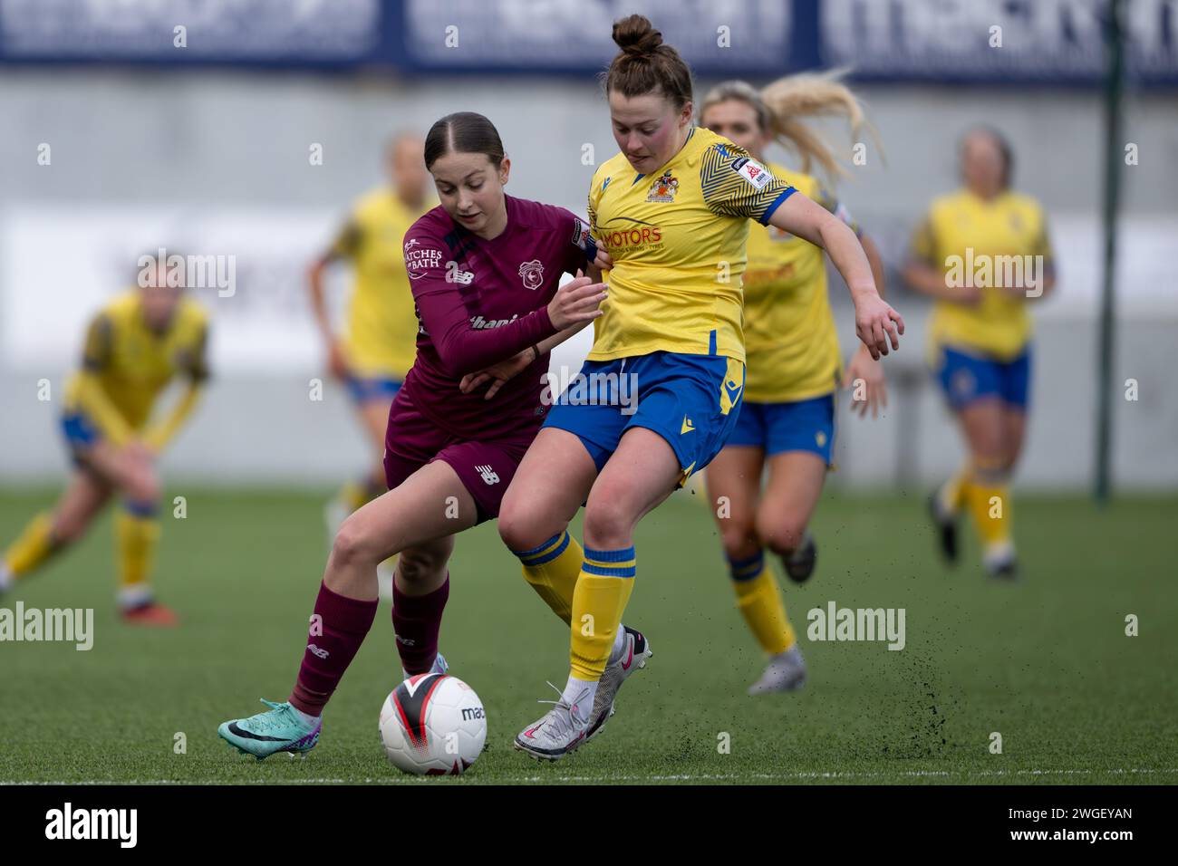 Barry, UK. 4th February 2024. Lauren Harris of Barry Town United ...