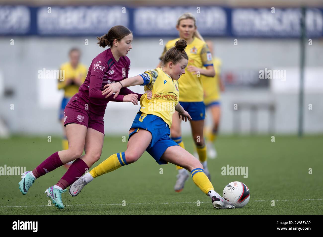 Barry, UK. 4th February 2024. Lauren Harris of Barry Town United ...