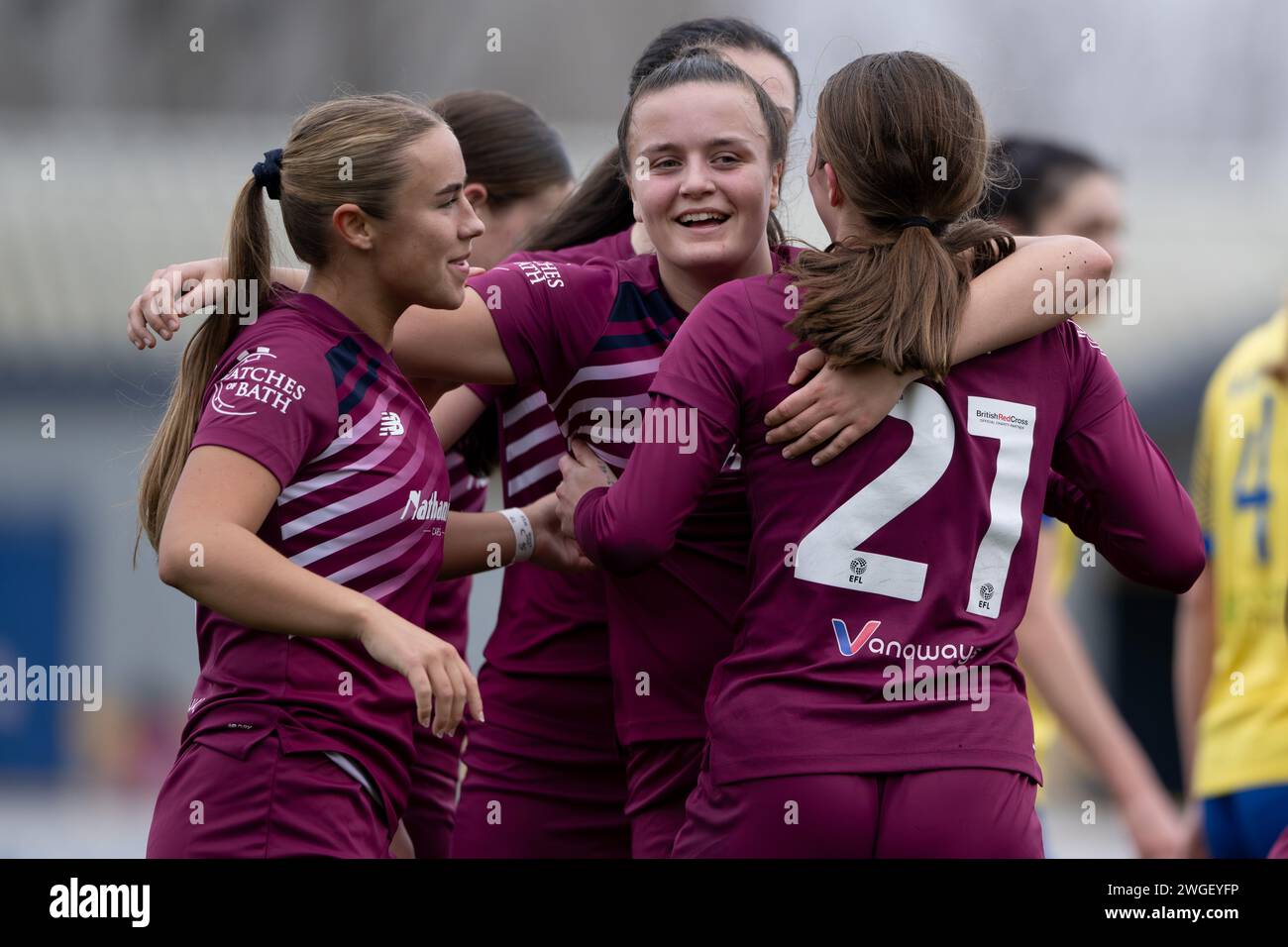 Barry, UK. 4th February 2024. Mikayla Cook of Cardiff City Women ...