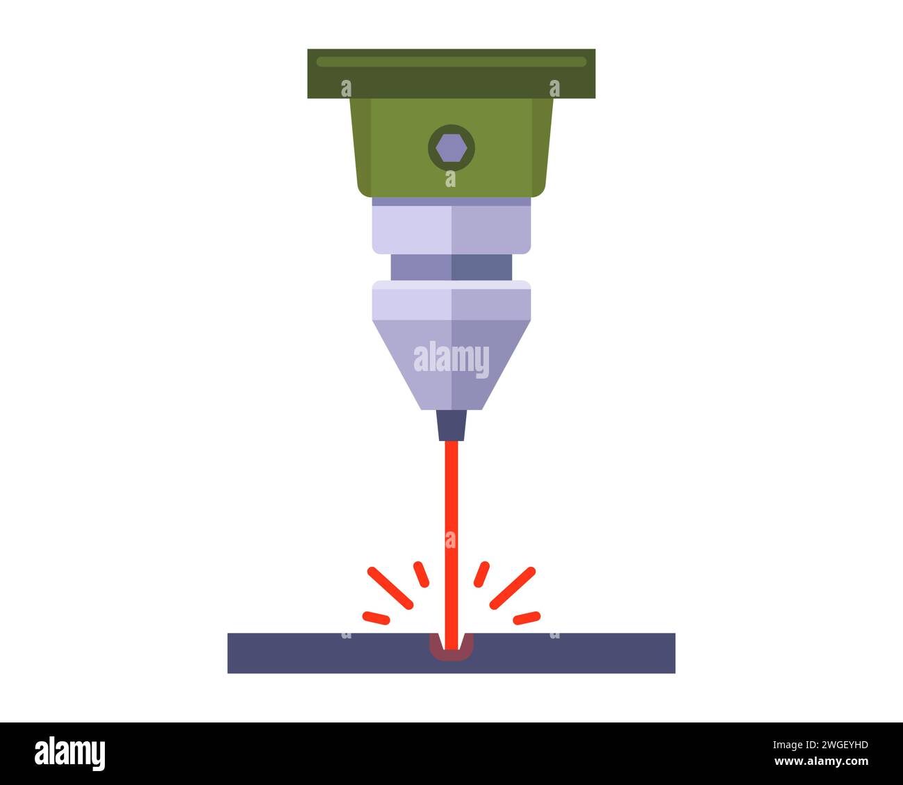 Laser cutter machine Cut Out Stock Images & Pictures - Alamy