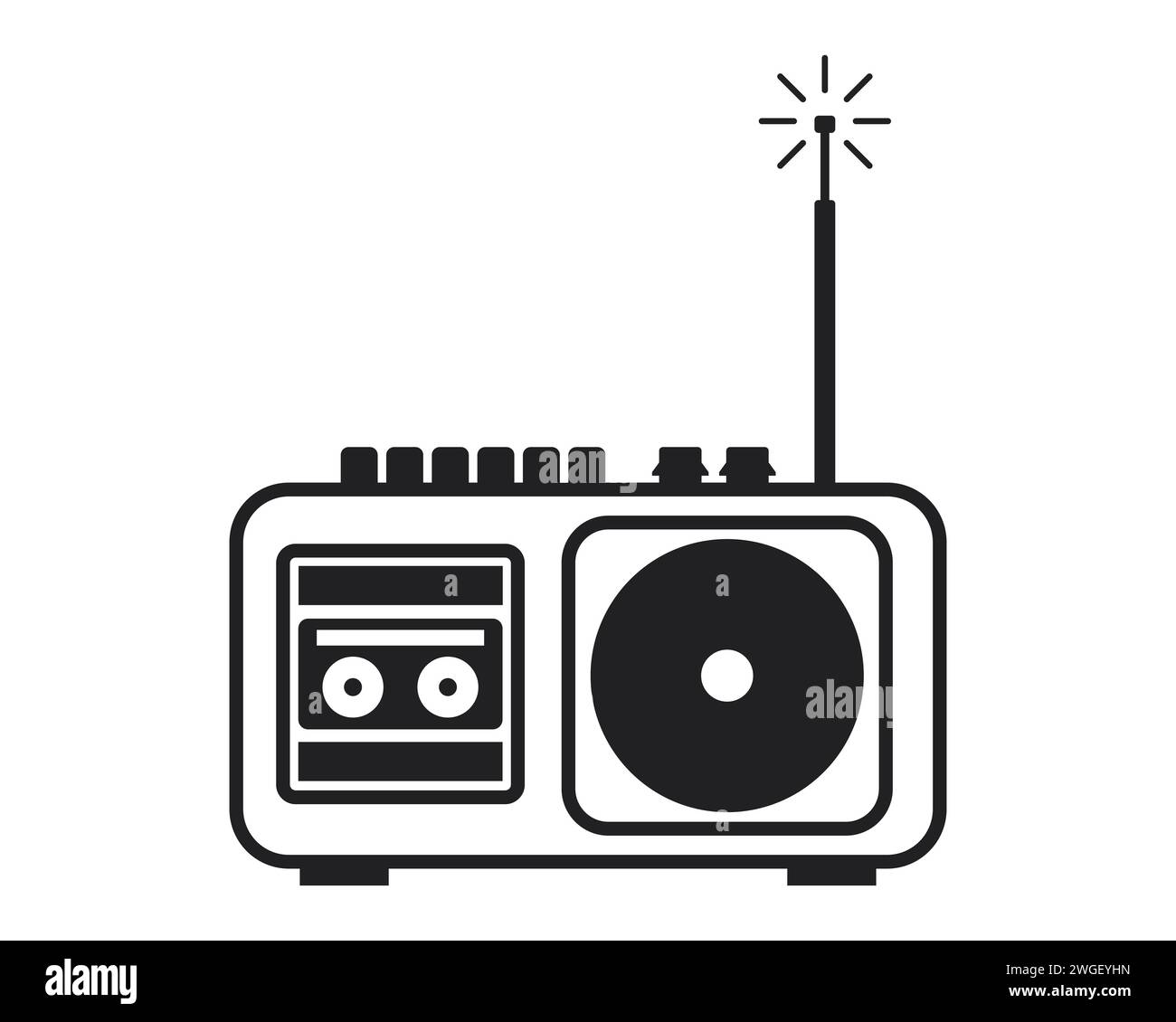Shortwave radio dial Stock Vector Images - Alamy
