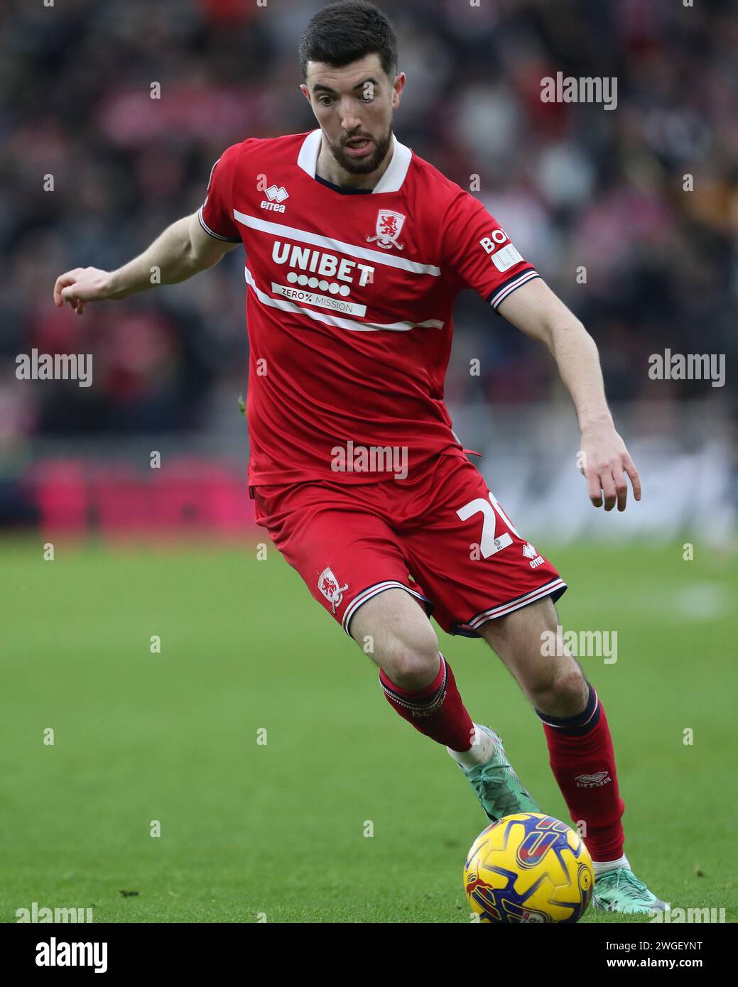 Finn Azaz of Middlesbrough during the Sky Bet Championship match ...