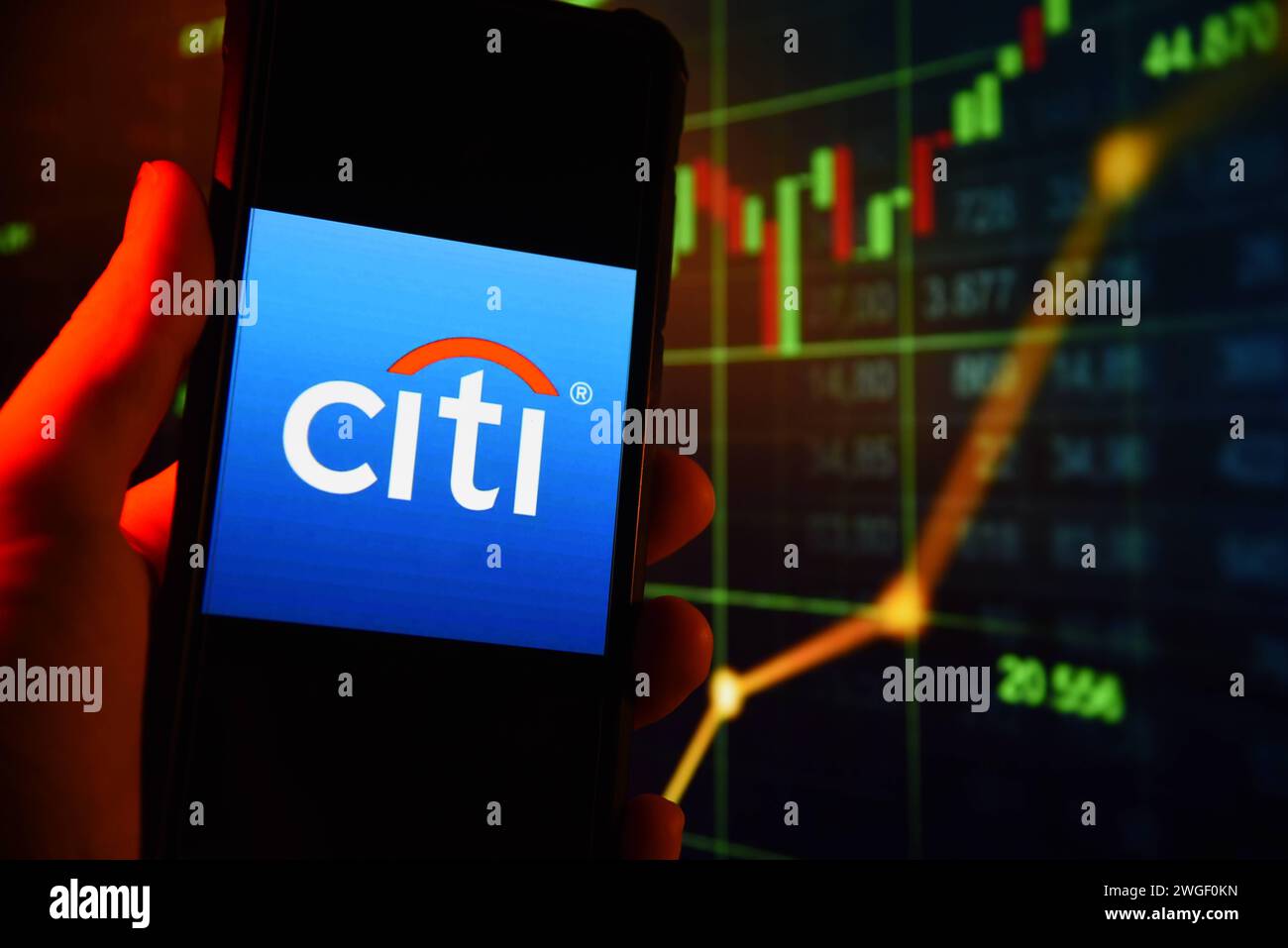 Citi screen hi-res stock photography and images - Alamy