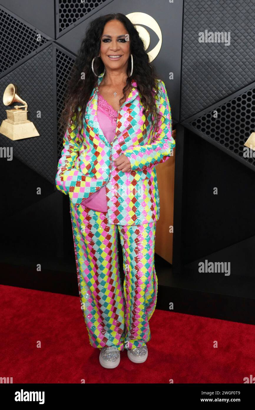 Sheila E. arrives at the 66th annual Grammy Awards on Sunday, Feb. 4 ...