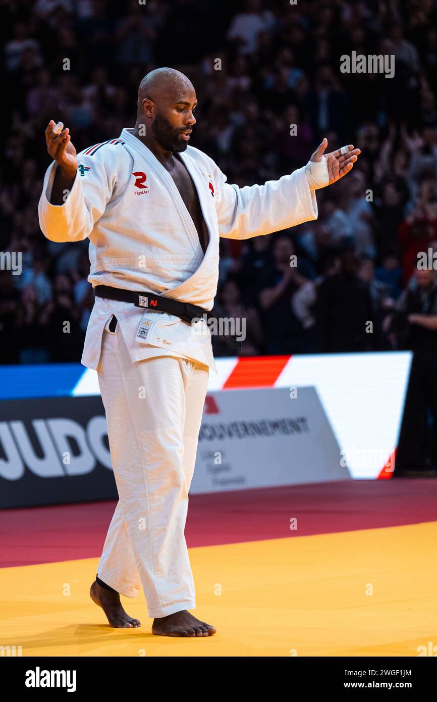 Teddy RINER (FRA) won the gold medal against Minjong KIM (KOR) in Men's ...