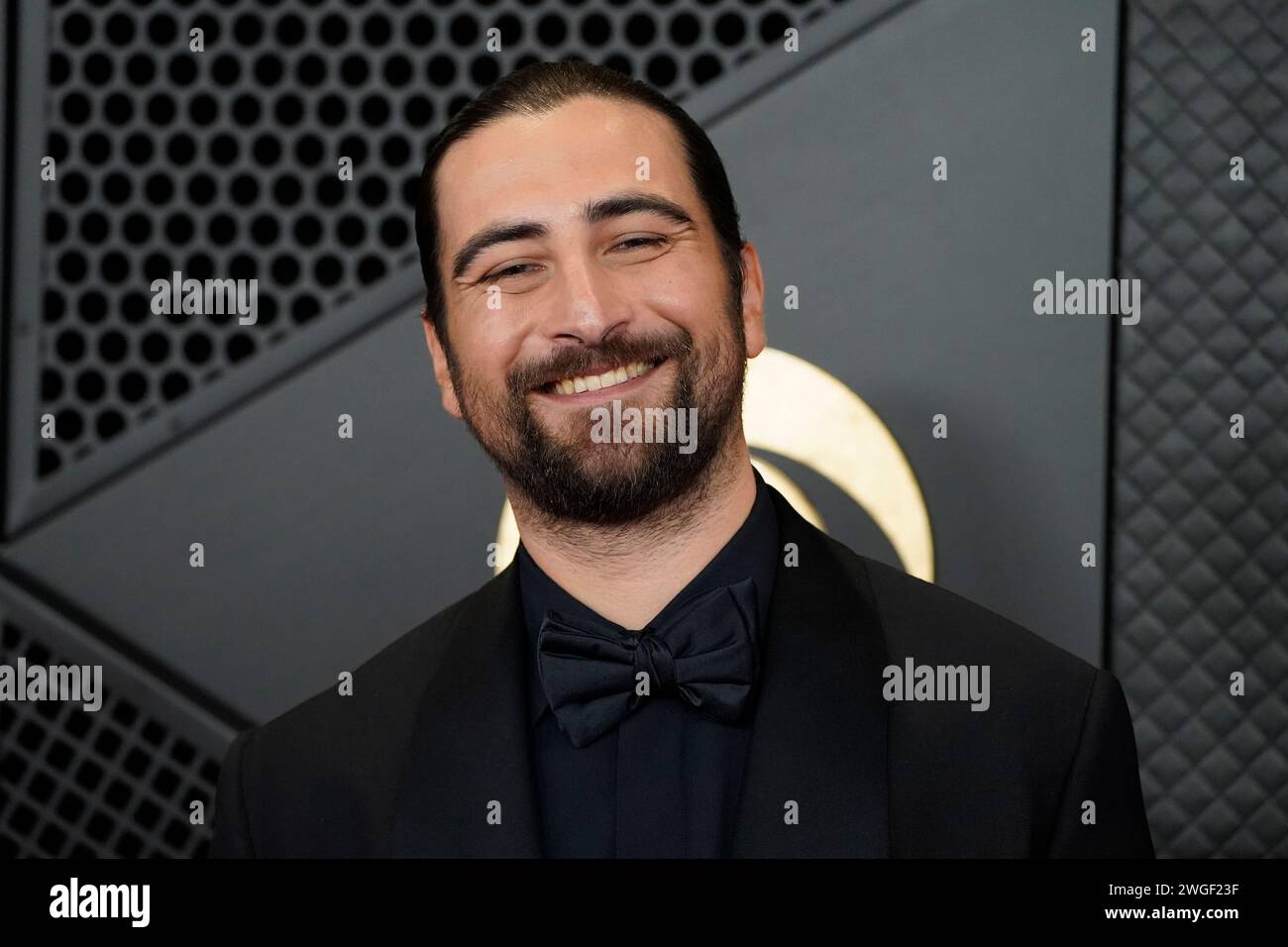Noah Kahan arrives at the 66th annual Grammy Awards on Sunday, Feb. 4 ...