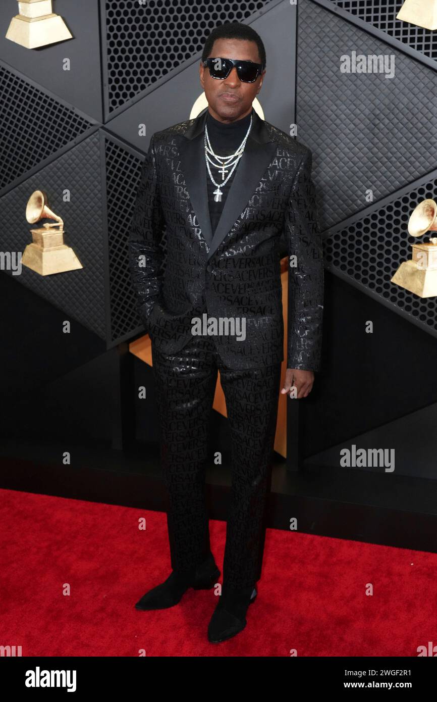 Babyface arrives at the 66th annual Grammy Awards on Sunday, Feb. 4 ...