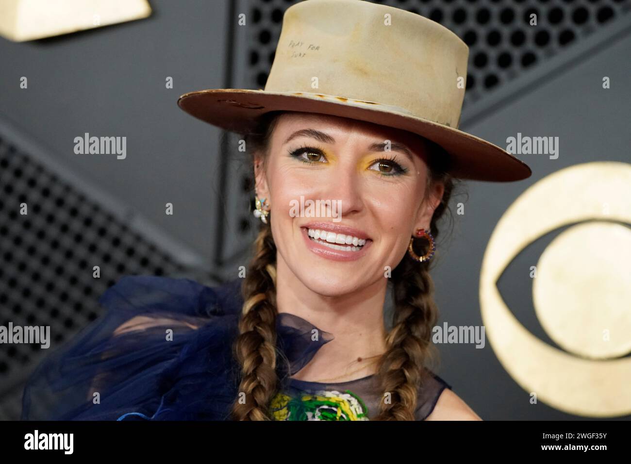 Lauren Daigle arrives at the 66th annual Grammy Awards on Sunday, Feb ...