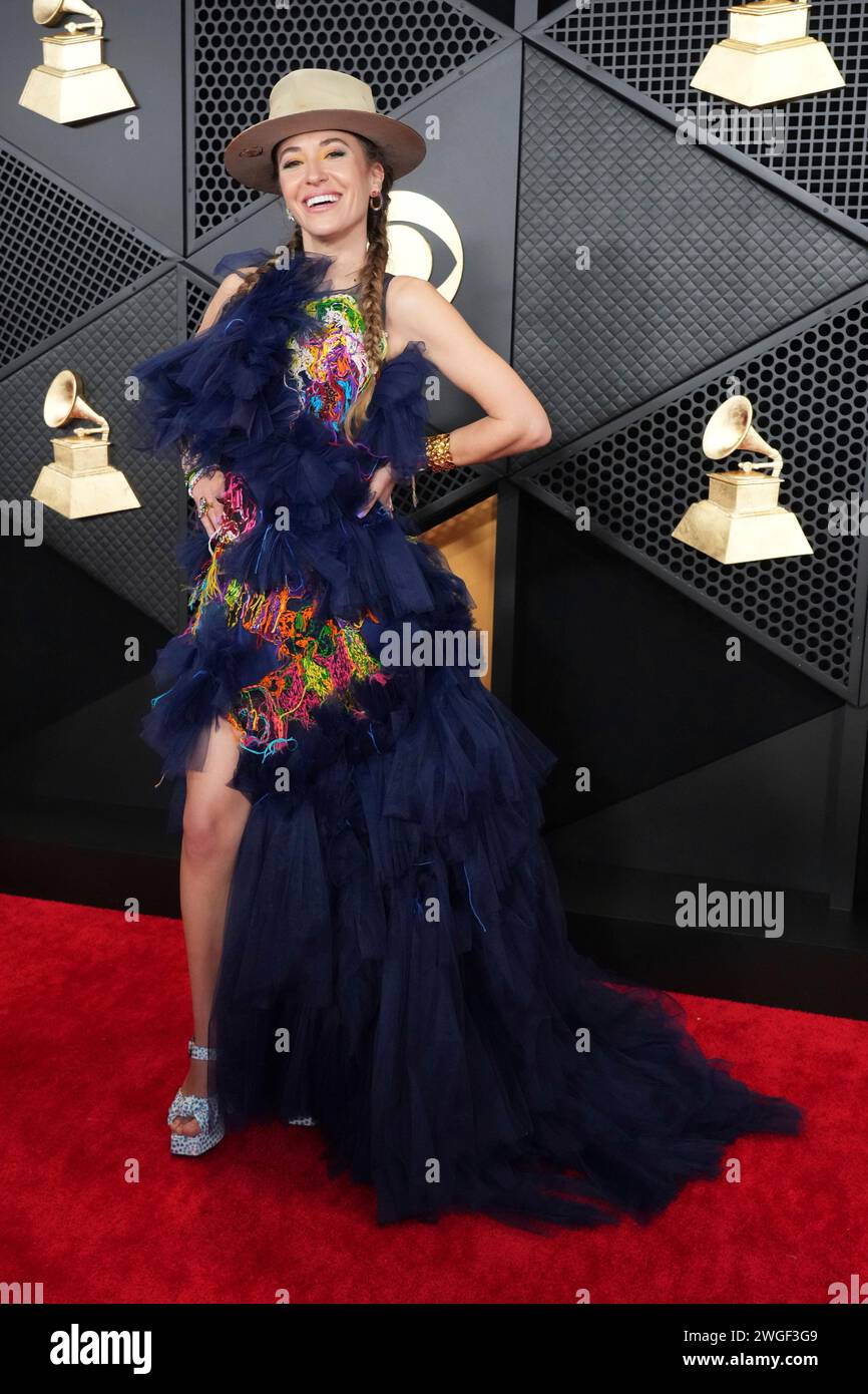 Lauren Daigle arrives at the 66th annual Grammy Awards on Sunday, Feb ...