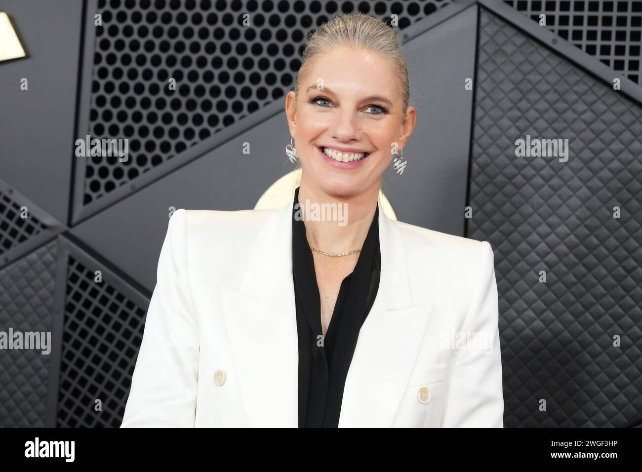 Catherine Marks arrives at the 66th annual Grammy Awards on Sunday, Feb ...