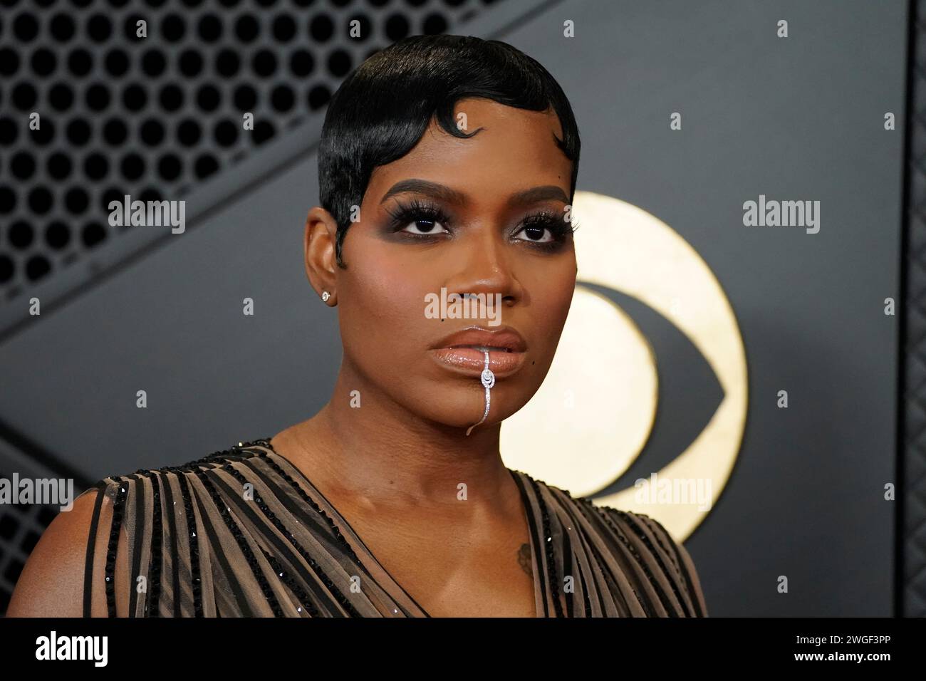 Fantasia Barrino arrives at the 66th annual Grammy Awards on Sunday ...
