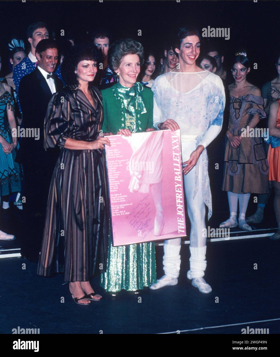 1991 Nancy Reagan Ron Reagan son ex wife Doria Palmer John Barrett ...